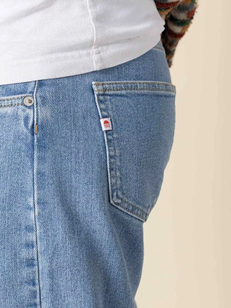 JEANS AJUSTE 105N ATHLETIQUE DELAVE coton bio superdenim flex indigo ...